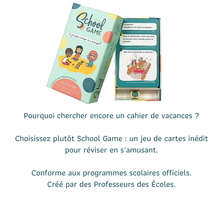 School Game - le jeu pour réviser en s'amusant