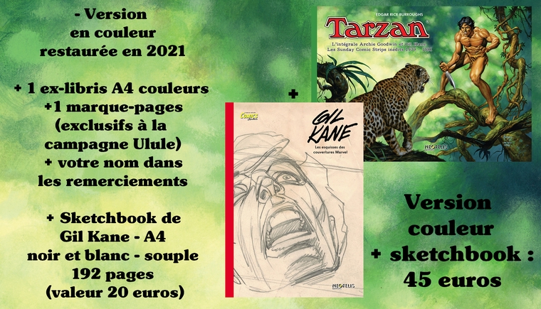 Les Comic Strips inédits de TARZAN par GIL KANE - Ulule