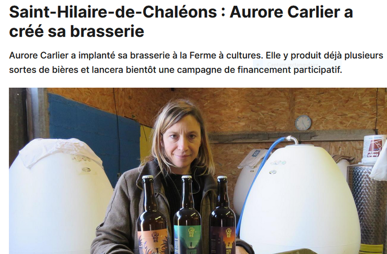 Brasserie D'ici l'aurore - Ulule