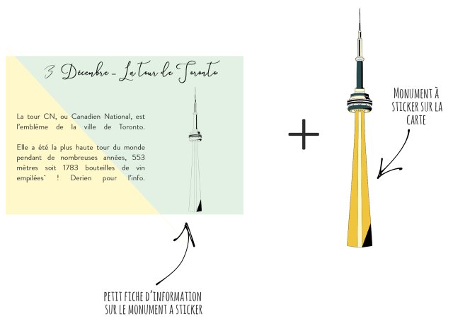 Calendrier de l'Avent - Map Monde à personnaliser - Ulule
