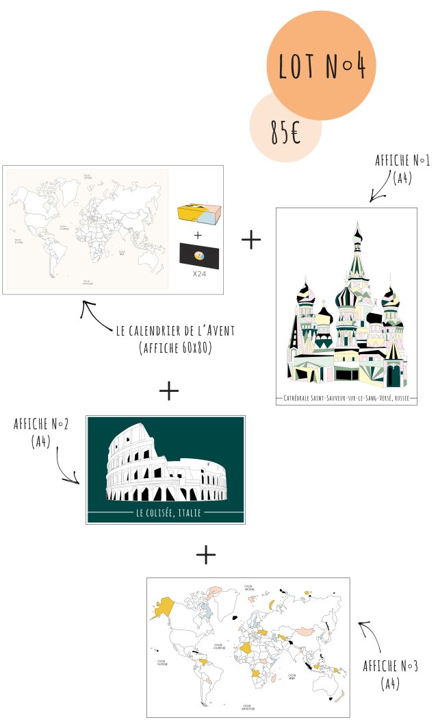 Calendrier de l'Avent - Map Monde à personnaliser - Ulule