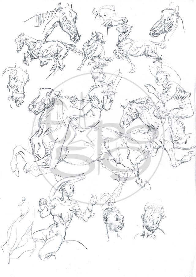 Schets-art-book "Under the Ink" door Alec Séverin - Ulule