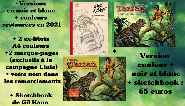 Les Comic Strips inédits de TARZAN par GIL KANE - Ulule
