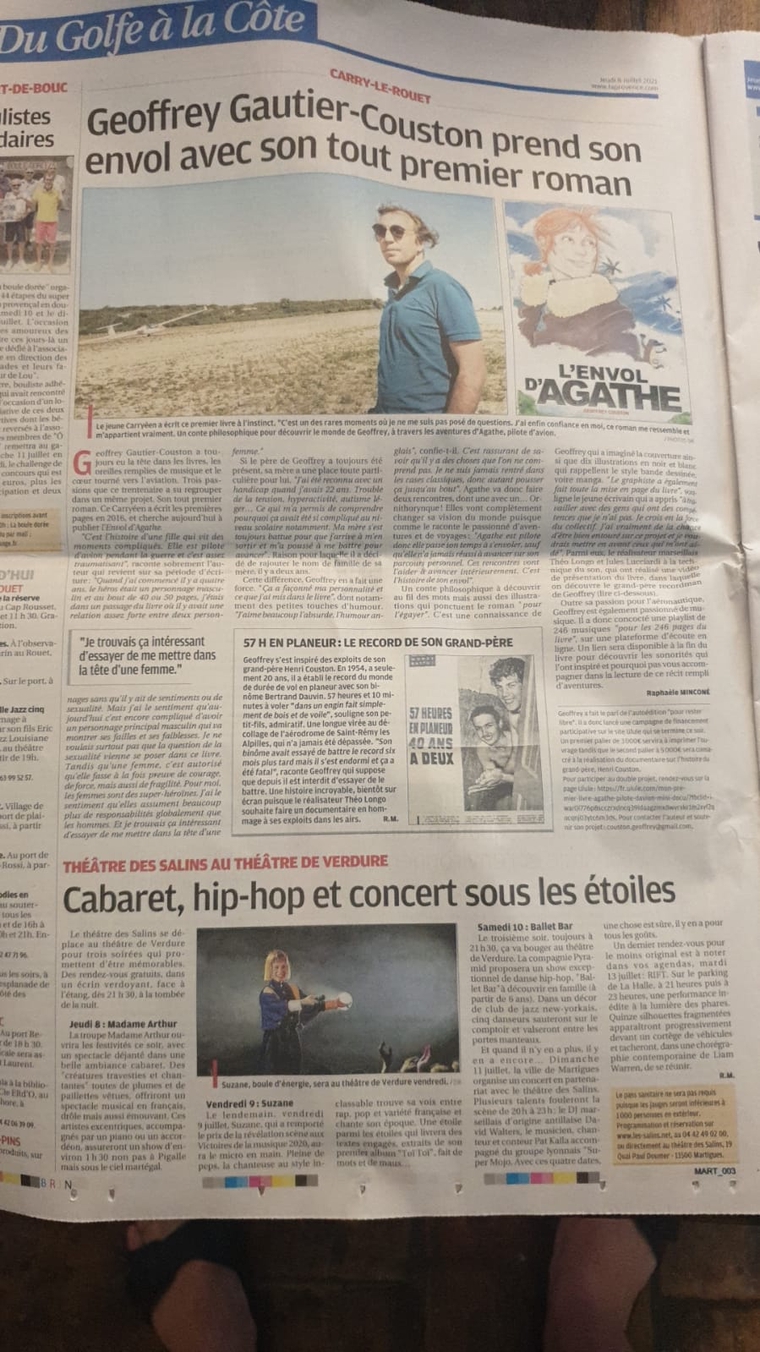 "L'envol d'Agathe" et son documentaire