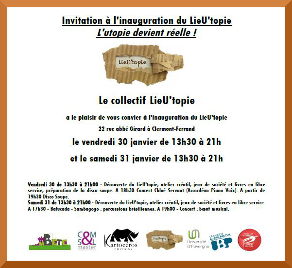 LieU’topie, l'utopie qui devient réelle