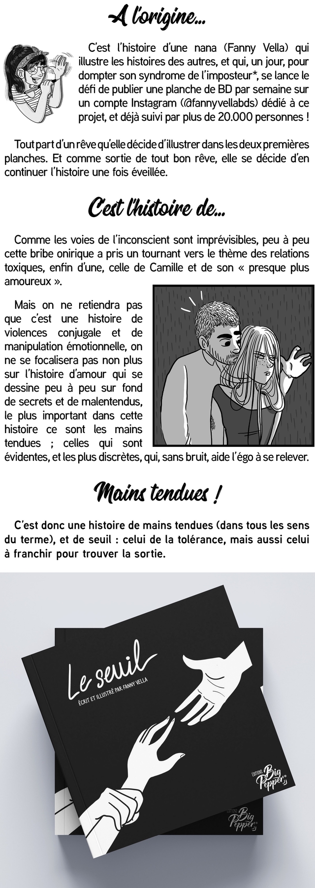 "Le seuil", par Fanny Vella