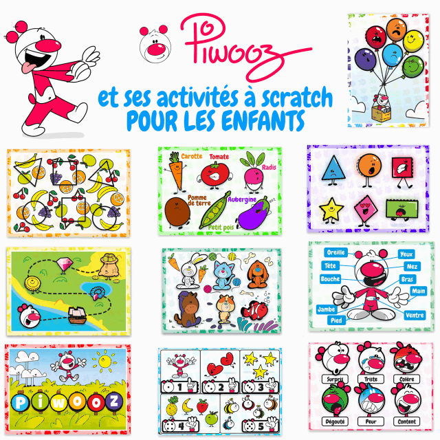 ⭐ Activités à scratch pour enfants ⭐ - Ulule