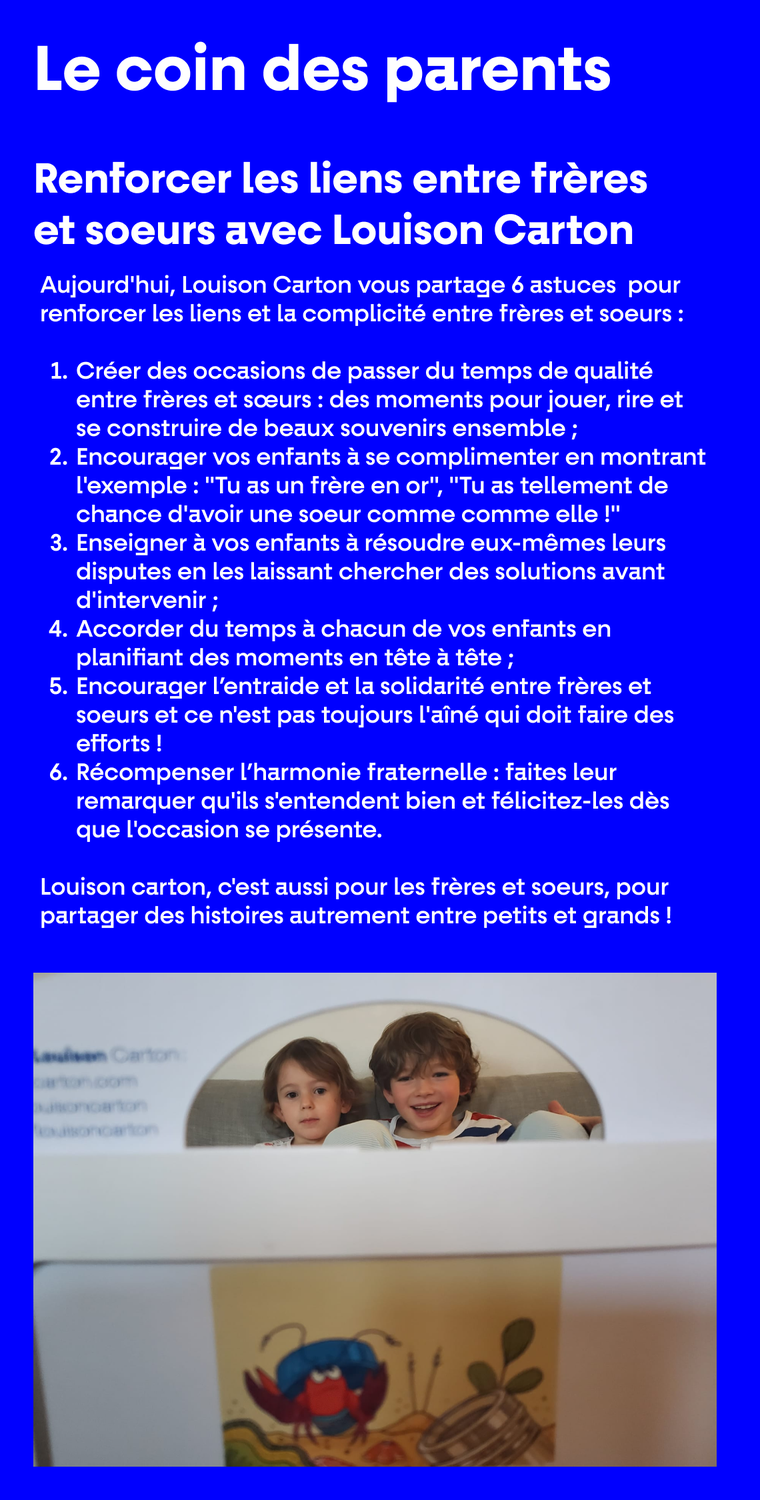 LOUISON CARTON, des histoires pour grandir