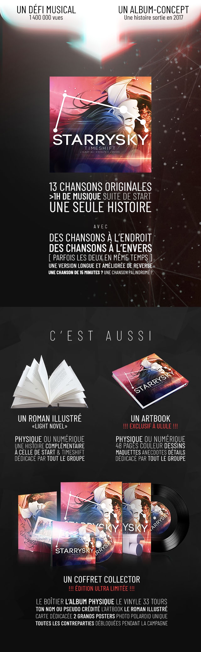 TIMESHIFT - L'album qui s'écoute à l'envers - Ulule