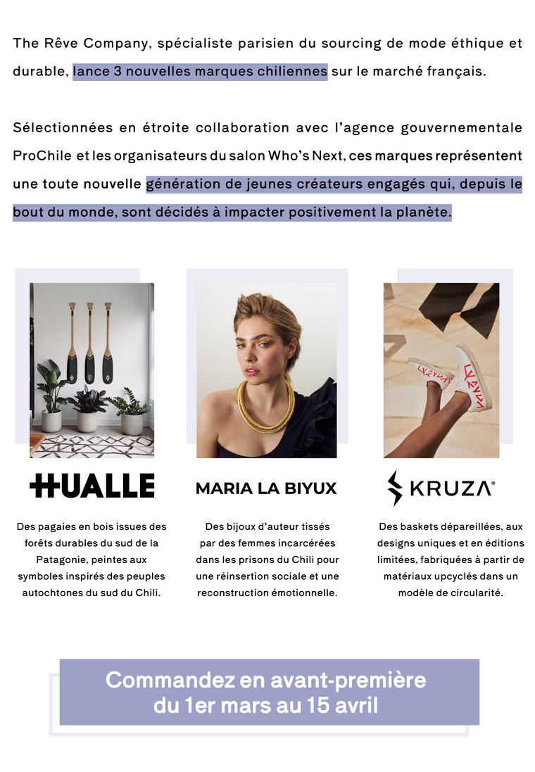 Design éthique et durable Made in Chile