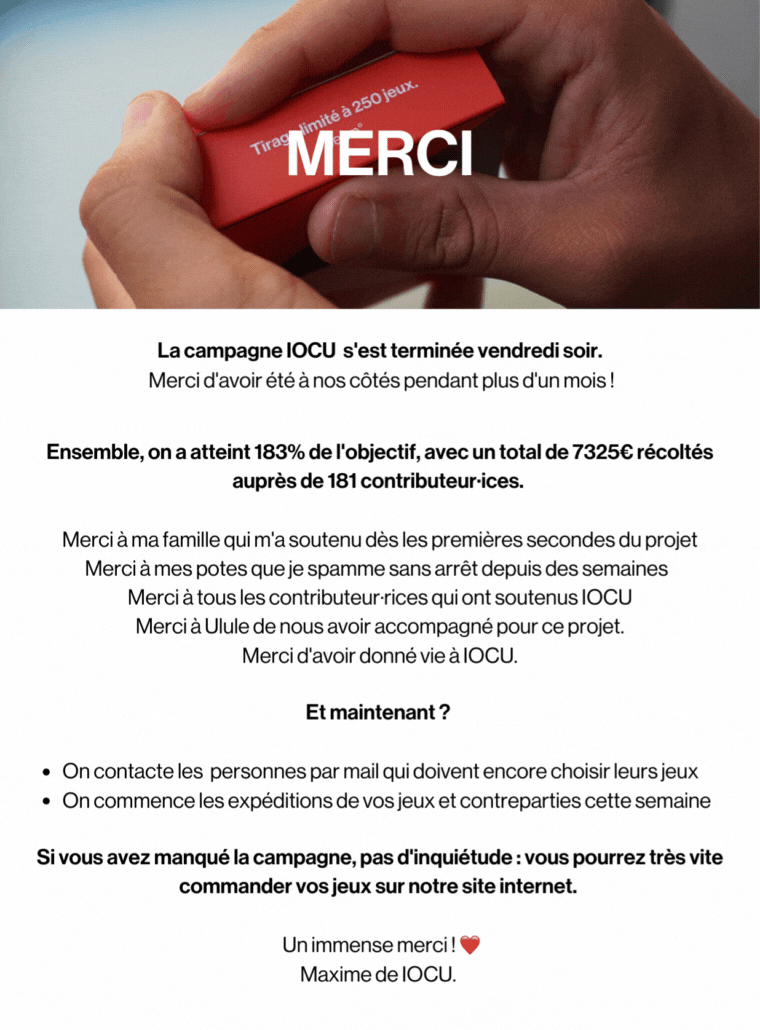 iocu - La passion des cartes