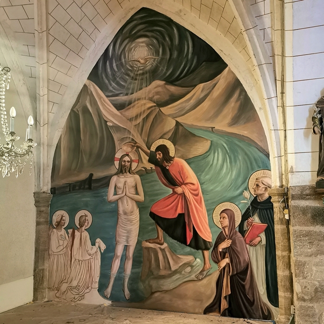 UNE FRESQUE POUR L'EGLISE D'ECURAS - CHARENTE (16)