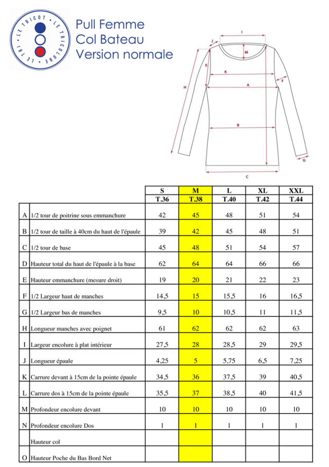 LeTricolore, Pulls fabriqués en France